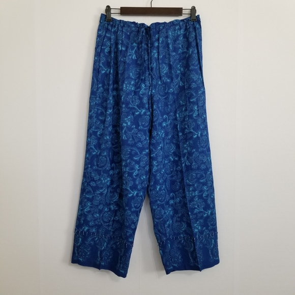 French Laundry | Pants & Jumpsuits | Nwt French Laundry Blue Printed ...